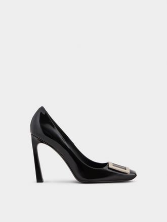 Roger Vivier Escarpins Trompette en cuir verni, NOIR, 34.5 - Shoes