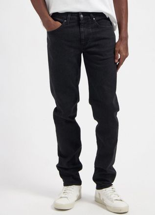 Mud Jeans Herren vegan Jeans Low Tapered Dunn Stone Schwarz