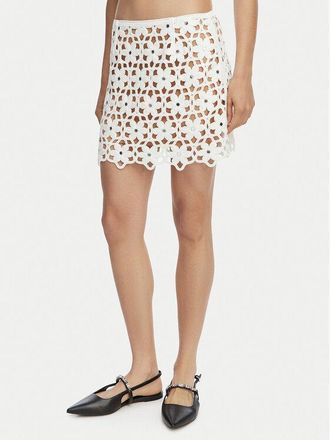 Michael Kors Minirock MS670M4KNE Wei&szlig; Regular Fit