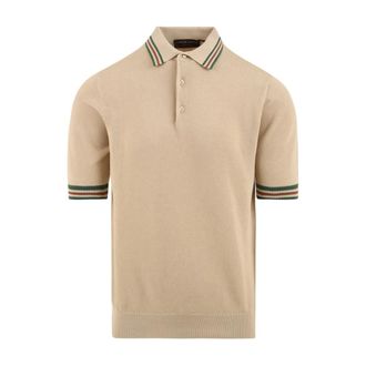 FILIPPO DE LAURENTIIS Homme, Tops, Beige, Taille: L Polo en coton