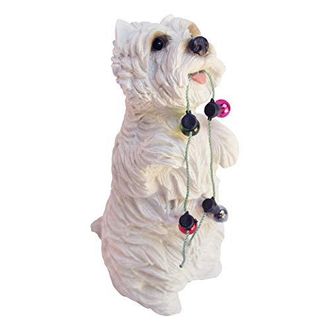 Sandicast Weihnachtsschmuck, Wei&szlig;