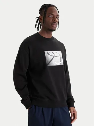 HUGO BOSS Sweatshirt Dweel 50558389 Schwarz Relaxed Fit
