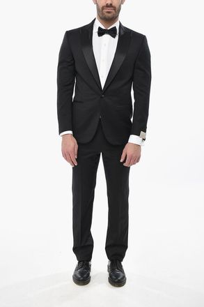 Corneliani Festlicher Anzug EVENT mit spitzem Satinrevers Corneliani