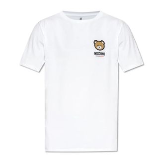 Moschino T-Shirt aus der Underwear Kollektion - - Tops - Herren - Wei&szlig; - XL