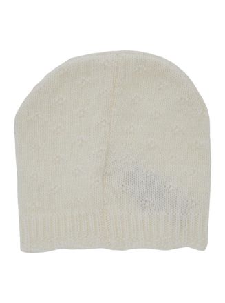 Nan&aacute;n Unisex Hat Off-White Viscose-Wool Blend