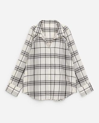 Arket Hemd Mit Trichterkragen -Wei&szlig;