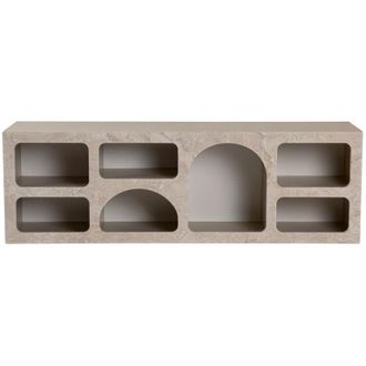 Habitat et Jardin Buffet en bois Ferlis - 160 x 40 x 51 cm - Travertin