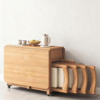 Generic Esszimmer Ausziehbarer Klapptisch Esstische im Mid-Century-Modern-Stil mit wasserfester Holzplatte Esszimmerm&ouml;bel Einfache Montage for 6-8 Personen Pl