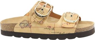 Alviero Martini 1A Classe Femme, Chaussures, Beige, Taille: 38 EU Slider Sandal