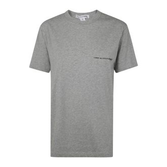 Comme Des Gar&ccedil;ons T-Shirt mit Logo-Print - - Tops - Herren - Grau - XL
