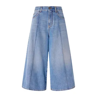 Pinko Pinko, Femme, Shorts, Bleu, Taille: W29 Burkina Bermuda