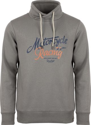 Roadsign Herren Sweatshirt Hoody mit Biker-Motiv f&uuml;r deinen Herbst-Looks grau, 2XL