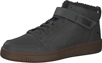 Puma Rebound Mid Strap WTR, Basket Mixte, Gris, 37.5 EU
