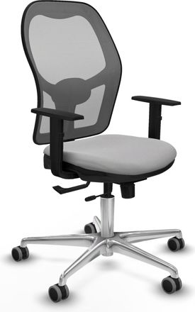 Piqueras y Crespo B&uuml;rostuhl mit 1D-Armlehnen, h&ouml;henverstellbare Lendenwirbelst&uuml;tze, ausgestattet mit Syncro/Traslack und eingespritztem Schaum. Mit Rollen von 65 mm, Pa