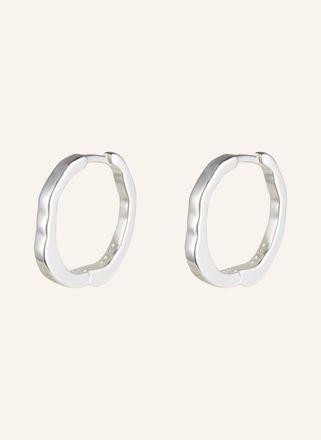 LULU Copenhagen Lulu Copenhagen Creolen Organic Hoops silber