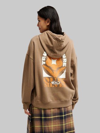 Quiksilver Standard Sweat &agrave; capuche rose