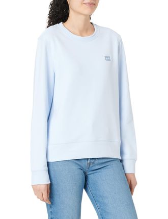 Tommy Hilfiger Damen Cindy Regular C-nk Sweatshirt Ls Pullover, Polished Blue, X-Small