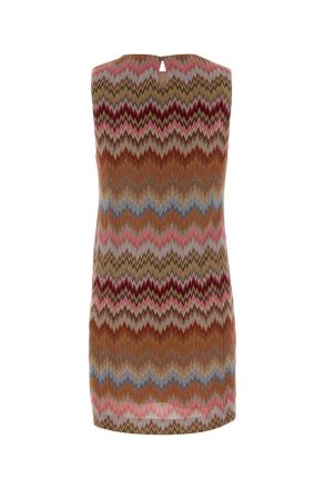 Missoni Womens Embroidered Viscose Mini Dress Multipink Abiti