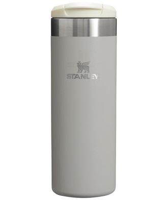 Stanley AeroLight Transit Flasche, vakuumisolierter Becher f&uuml;r Kaffee, Tee und Getr&auml;nke, mit ultraleichtem Edelstahl, 473 ml, Asche