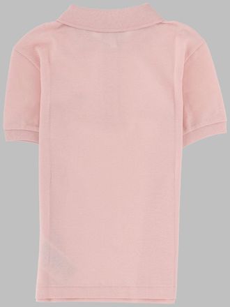 Lacoste Embroidered Logo Cotton Polo Shirt - Pink