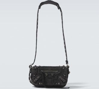 Balenciaga Crossbody Bag Le Cagole XS aus Denim