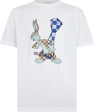 Iceberg T-Shirt aus Jersey mit Looney Tunes Artwork - - Tops - Herren - Wei&szlig; - S