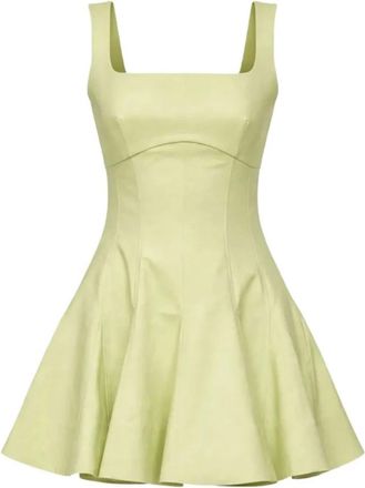 SIMKHAI Femme, Robes, Vert, Taille: 36 FR Robe Emslie