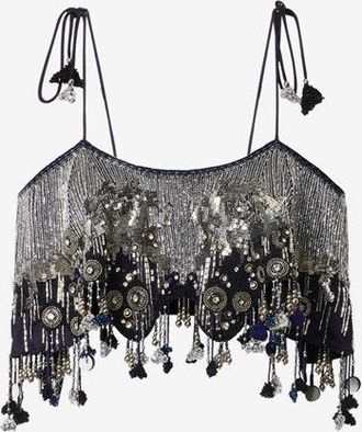 Isabel Marant Haut / Top Liwane - Femme - Bleu Nuit - Taille T0 - Isabel Marant