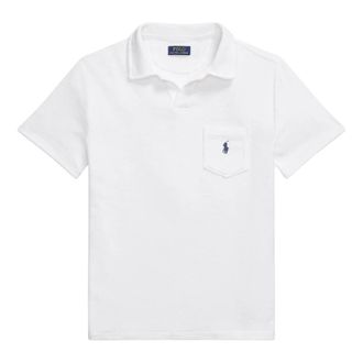 Polo Ralph Lauren Wei&szlig;e T-Shirts und Polos Kurzarm - - Tops - Herren - Wei&szlig; - S