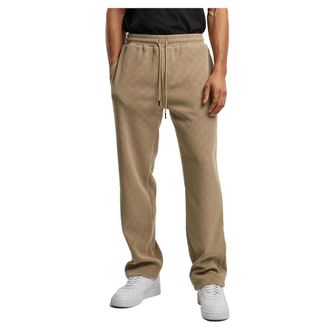 Urban Classics Jacquard Velvet Wide Sweatpants unionbeige, M