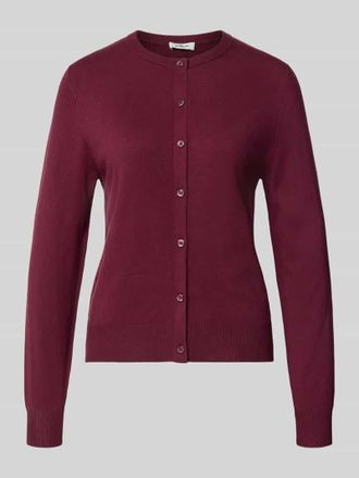 s.Oliver Red Label Regular Fit Strickjacke aus Viskose-Mix