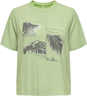Only Kurzarmshirt ONLNEWFLORA S/S ART O-NECK TOP BOX JRS