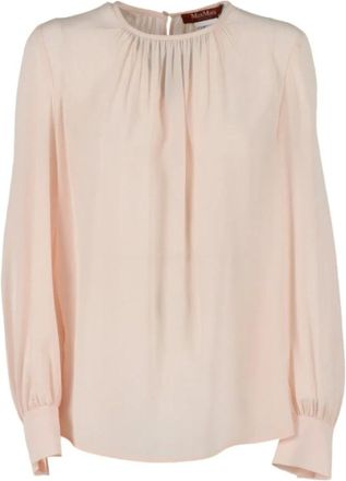 Max Mara Femme, Blouses et Chemises, Rose, Taille: 38 FR Blouse Mstcolmo