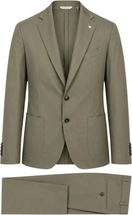 Manuel Ritz Homme, Costumes, Vert, Taille: 2XL Single Breasted Suits