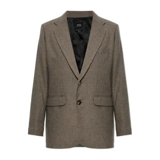 A.P.C. A.p.c. - Annie Blazer - Femme - Vestes - Brun - Taille: 36 FR