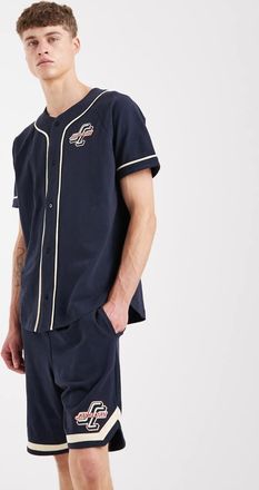 Santa Cruz Outer OGSC - Shorts im Baseball-Stil in Marineblau, Kombiteil