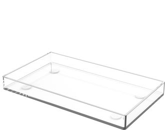 Generic Acryl-Serviertabletts - Rechteckige Partyplatten aus Acryl, Transparentes Serviertablett | Dekoratives rechteckiges Tablet transparentes dekoratives T