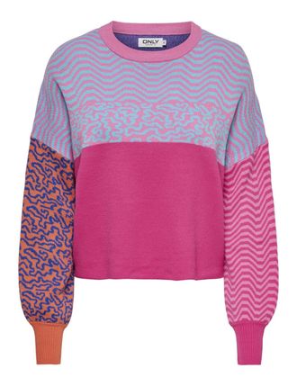 Only Onlhilla Ls Jq Mix Box O-Neck Rp KNT