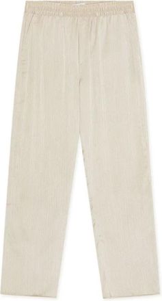 Les Deux Homme, Pantalons, Beige, Taille: L Houston Pliss&eacute; Pants