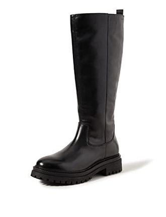 Geox Femme D Iridea C Bottes, Black, 35 EU