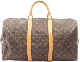Louis Vuitton unisex, Pre-owned, Brun, Taille: ONE Size Pre-owned Keepall 50 Monogram Boston Bag