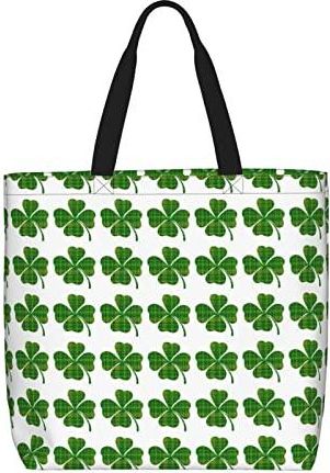 Generic Sac De Courses La Saint-Patrick Sac &Agrave; Bandouli&egrave;re En Toile Pliable Personnaliser Sacs En Toile &Eacute;paule, Pour &Eacute;cole, Tous Les Jours, Filles, Voyage