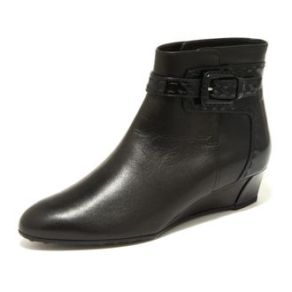 Tod's Keilabsatz Gummistiefeletten Schuhe - - Shoes - Damen - Schwarzk - 36 EU