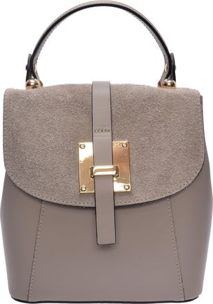 Roberta M Beige Rindsledertasche