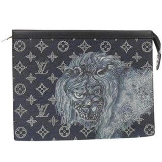 Louis Vuitton Pre-owned Canvas clutches - - Pre-owned - Damen - Blau - ONE SIZE