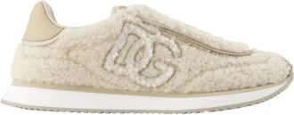 Dolce & Gabbana Femme, Chaussures, Beige, Taille: 37 EU Cushion Sheepskin Baskets