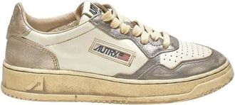 Autry Femme, Chaussures, Gris, Taille: 38 EU Baskets Super Vintage