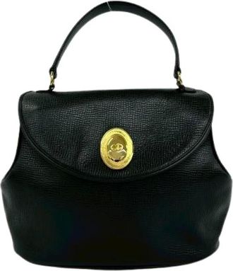 Dior Sac &agrave; main en cuir Pre-owned - Femme - Pre-owned - Noir - Taille: ONE Size