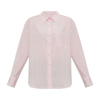 Rag & Bone Femme, Blouses et Chemises, Rose, Taille: 42 FR Connie Poplin Shirt