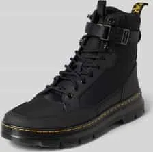 Dr. Martens Boots aus Leder-Mix mit verstellbarer Schnalle